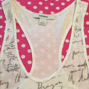 Express | Tops | Express Beaded Tank Top | Poshmark